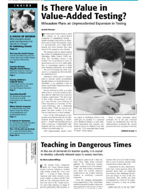 A Vision of School Reform - Rethinking Schools