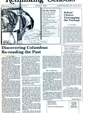 Discovering Columbus: Re-reading the Past - Rethinking Schools